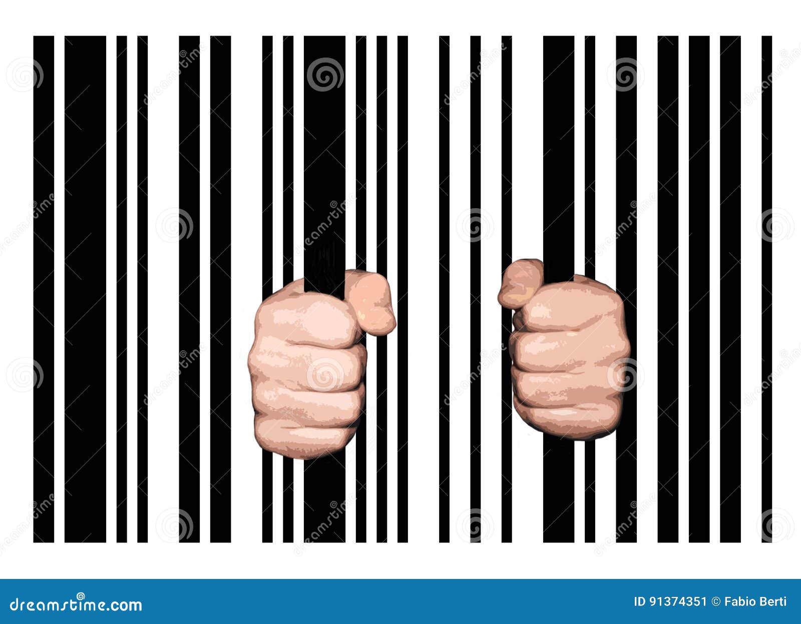 Jail Bars Vector Illustration. Isolated On Transparent Background. 3D ...