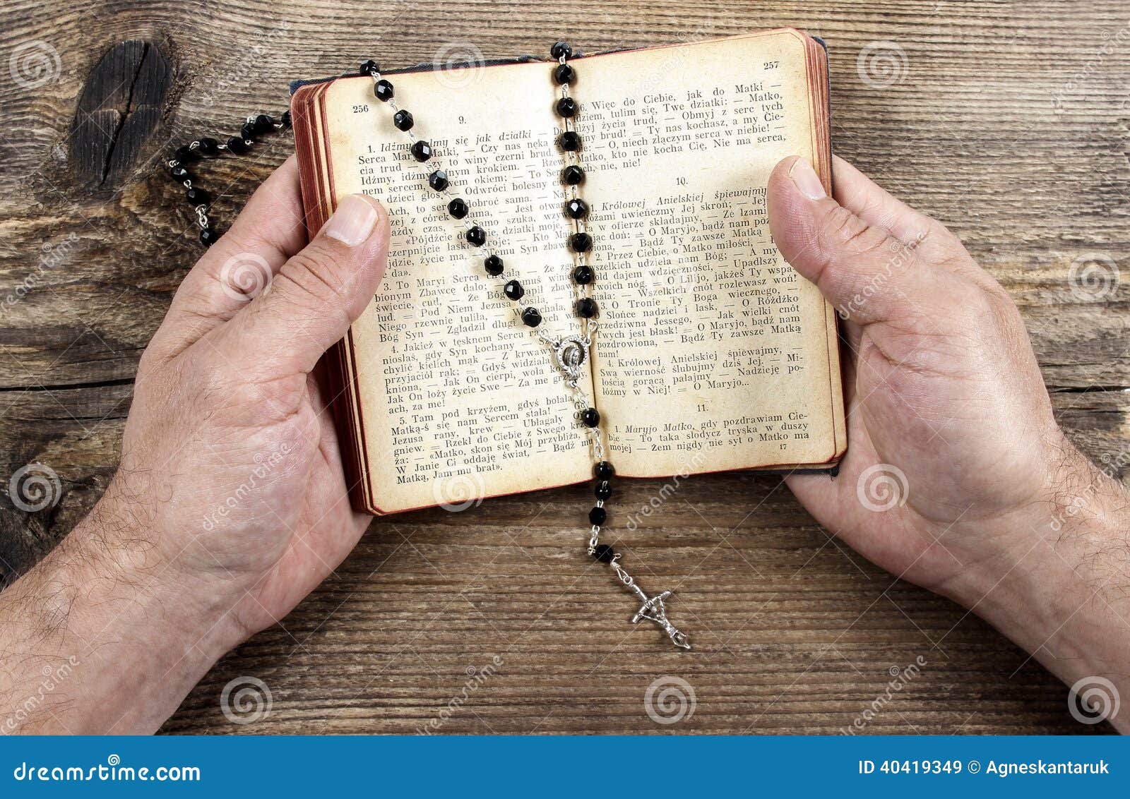 163 Human Hands Holding Bible Praying Rosary Stock Photos - Free ...