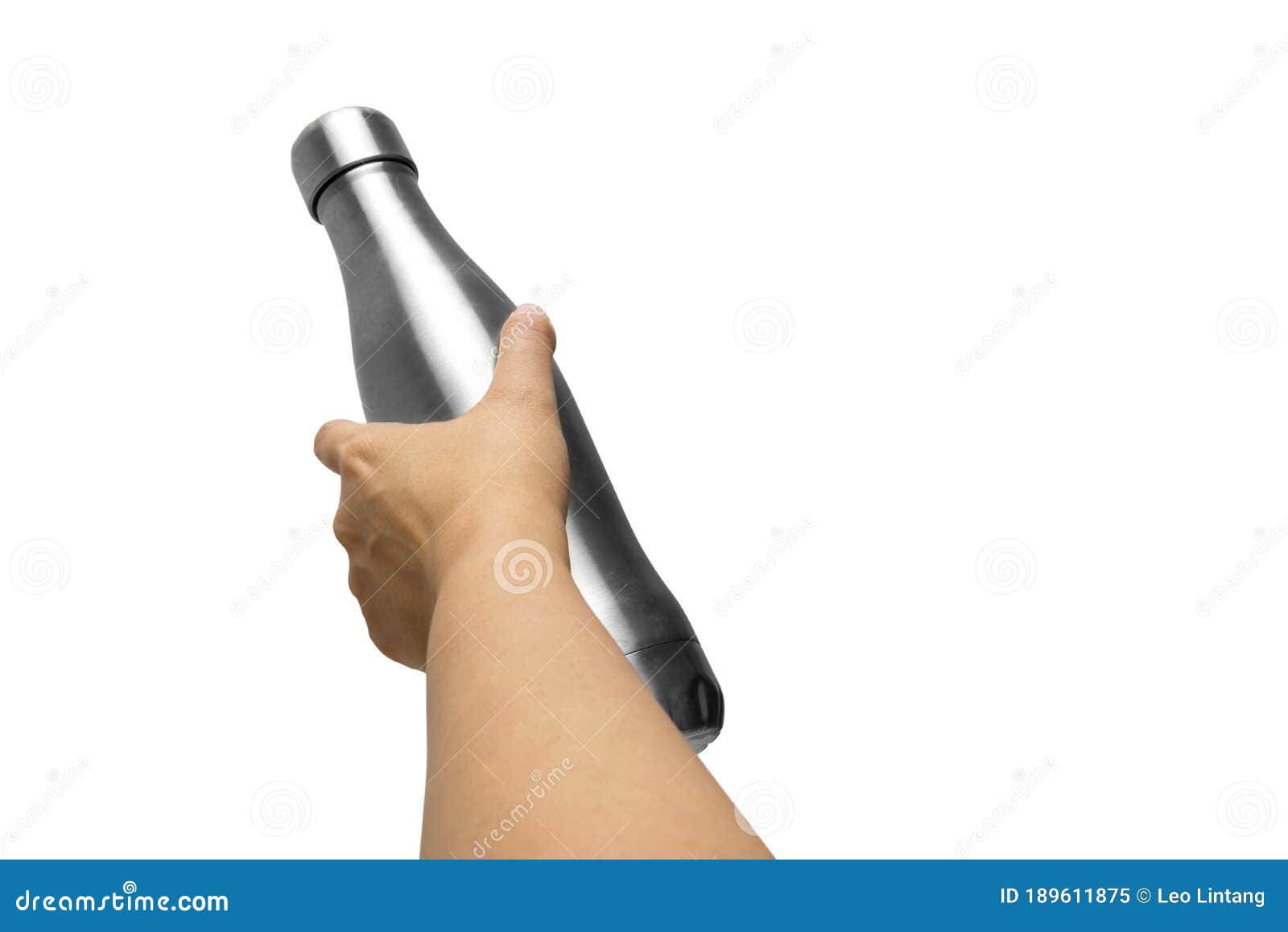Hands holding a bottle stock image. Image of clean, drink - 189611875
