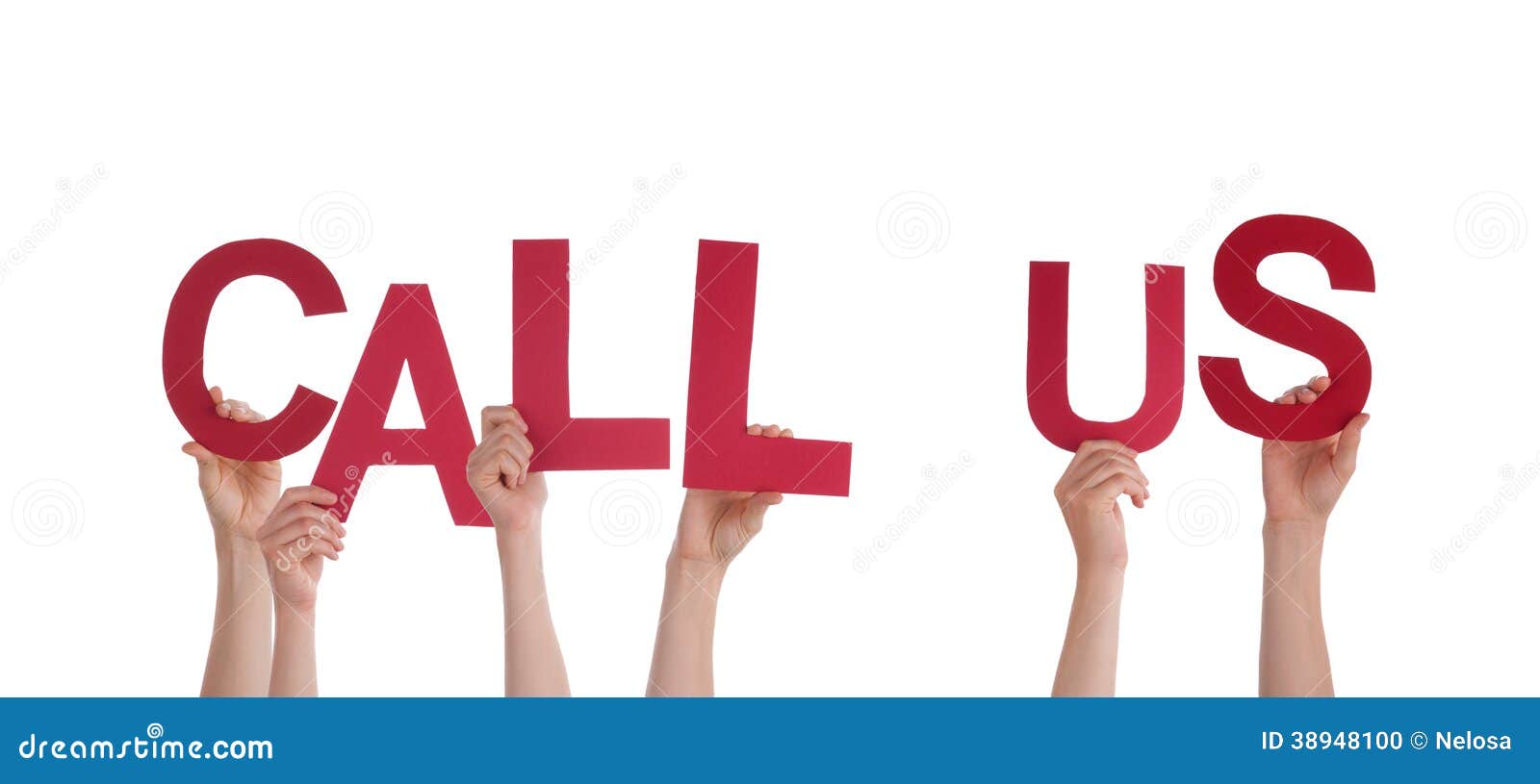 Hands Holding Call Us stock photo. Image of reminder - 38948100