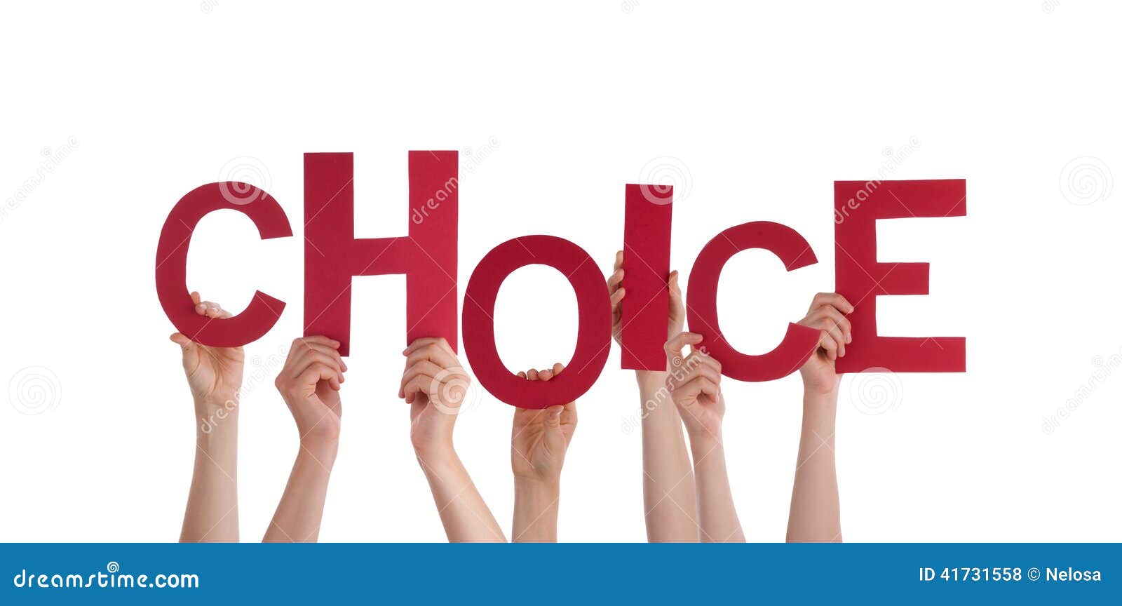 Hands Holding Choice stock photo. Image of choose, business - 41731558