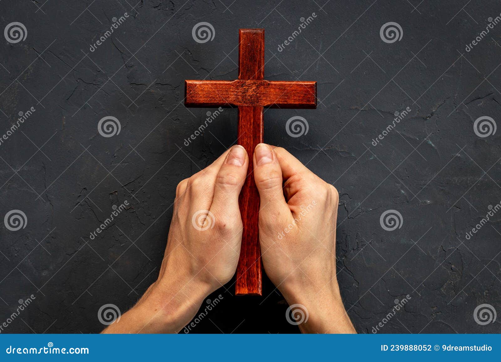Hands Holding Christian Wooden Cross. Faith and Prayer Concept Stock ... Hands Holding Christian Wooden Cross. Faith and Prayer Concept Stock ...