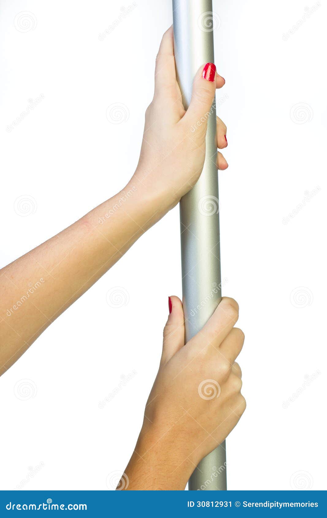 Hand Holding Pole