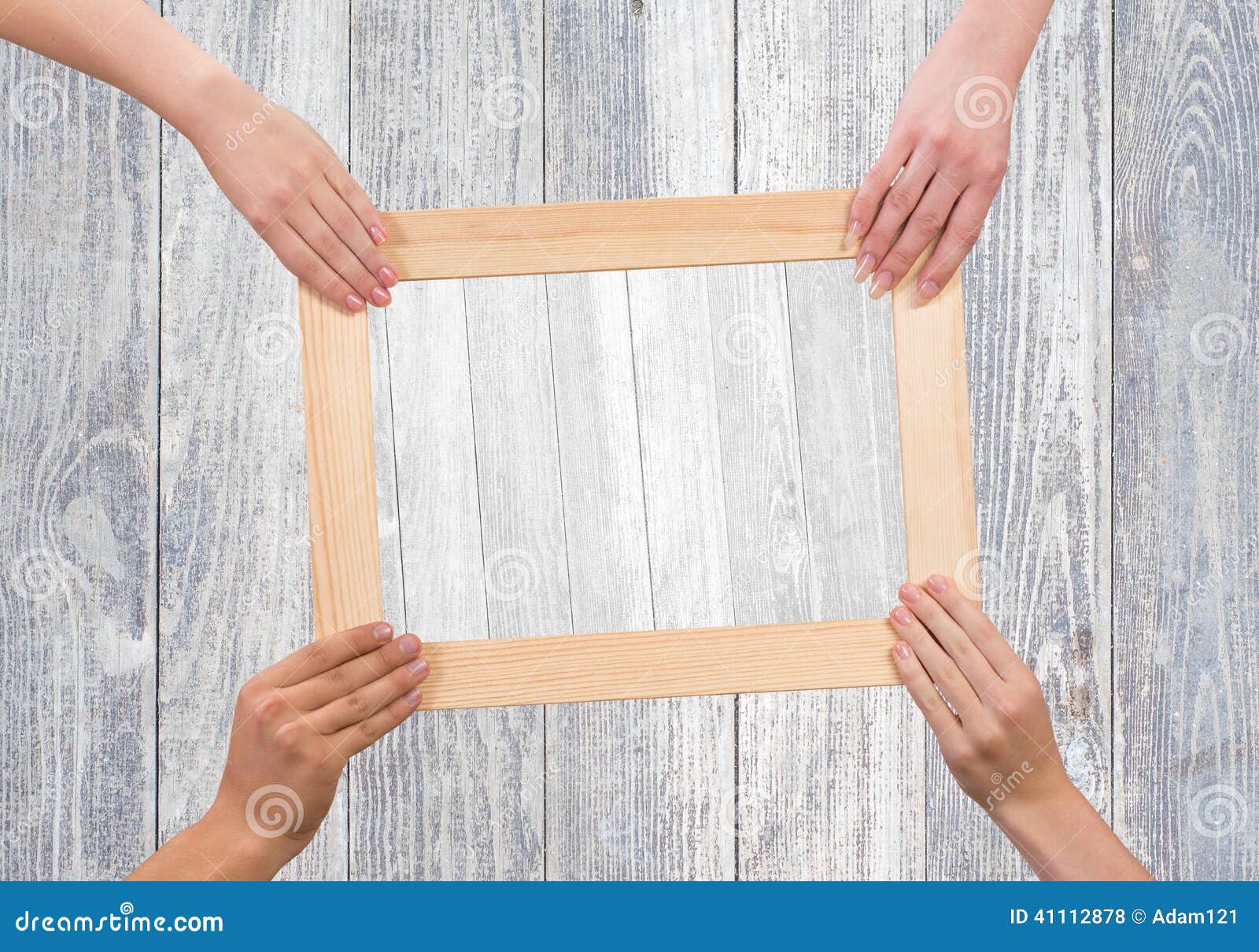 Hands holding frame stock photo. Image of aged, blank - 41112878