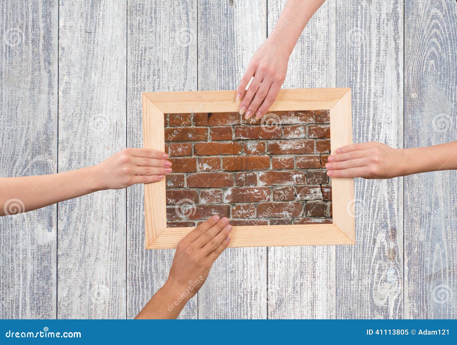 Hands holding frames stock image. Image of female, close - 41113805