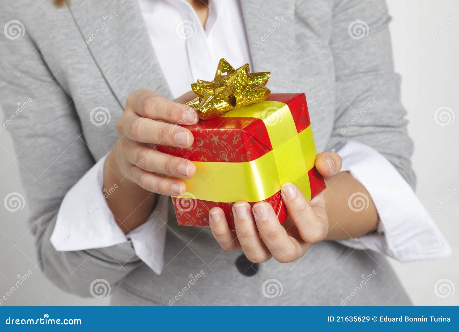Hands holding gift stock image. Image of give, show, christmas - 21635629
