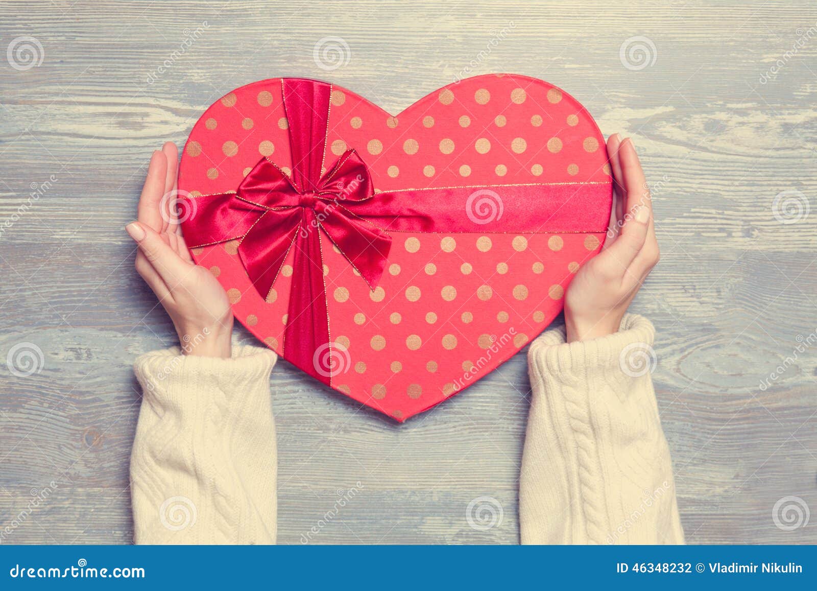 Hands holding gift stock photo. Image of blank, hold - 46348232