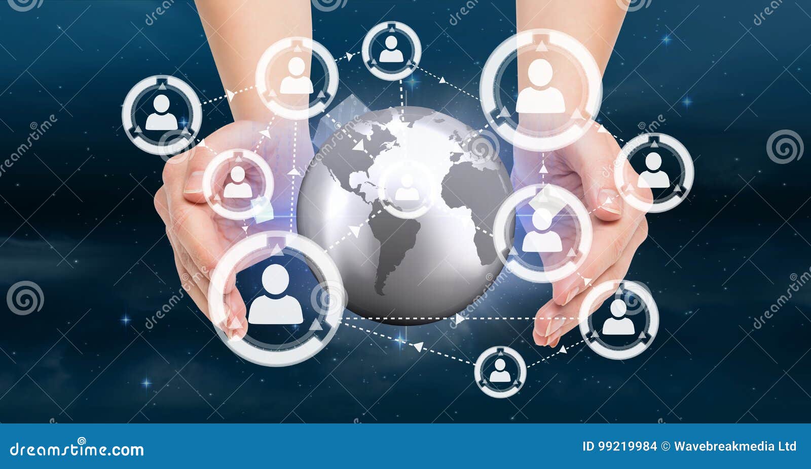 Set Of Digital Connectors Vector Illustration | CartoonDealer.com #69935686