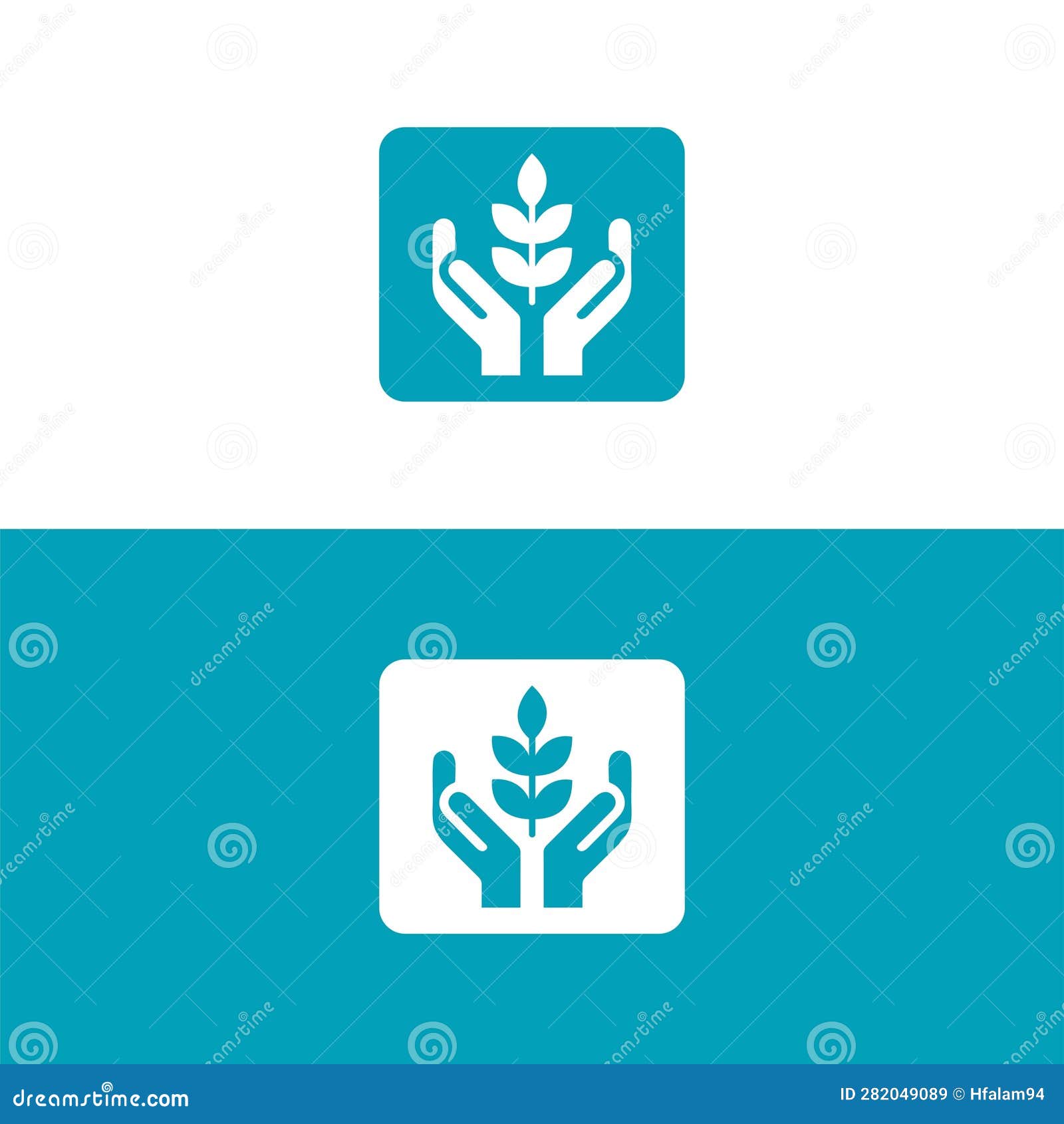 Hands Holding Hands Human Protection with Leafs Vector Image.Vector ...