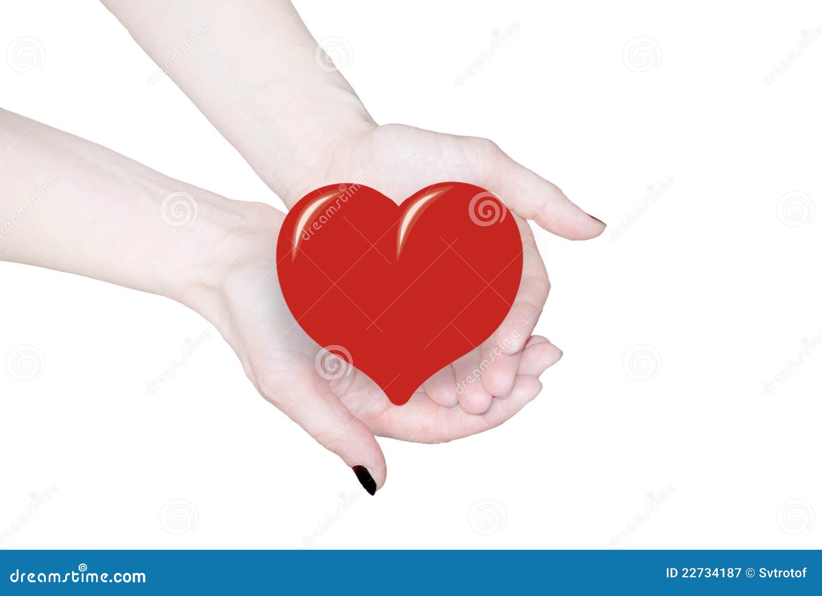 Hands holding heart stock illustration. Illustration of life - 22734187