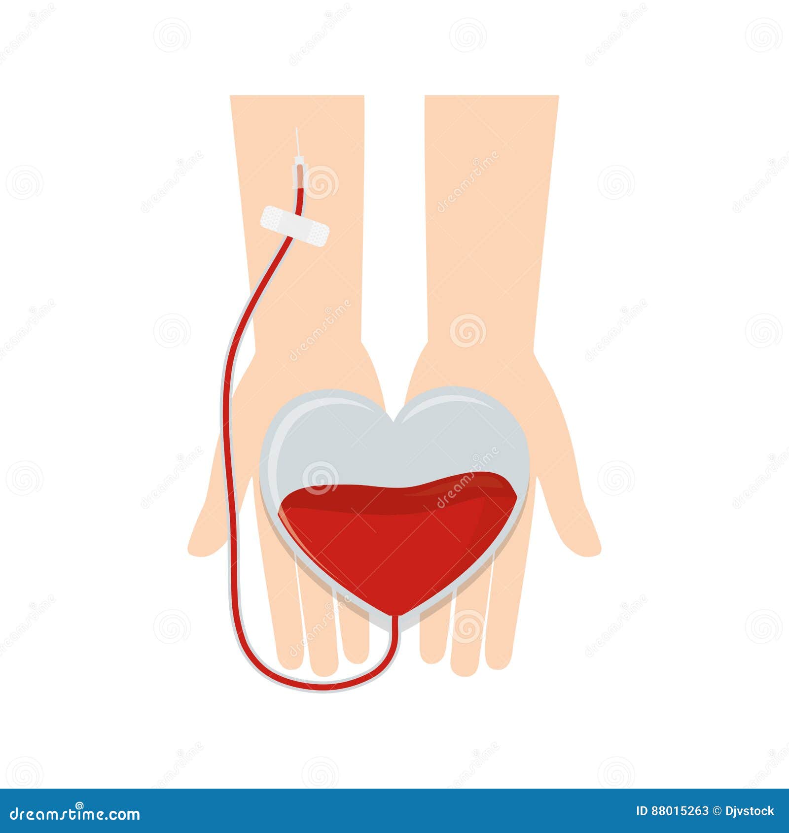 Transfusion Blood Donation Laboratory Website Landing Page. Female ...