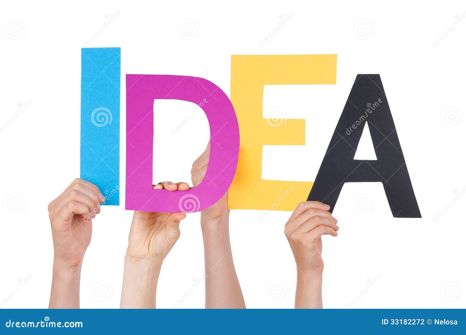 Hands Holding Idea stock photo. Image of common, background - 33182272