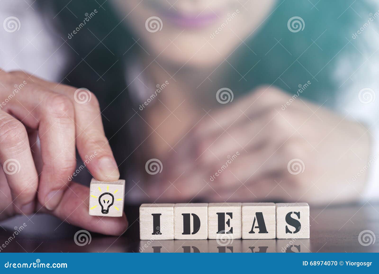 Hands Holding Ideas Message Stock Photo - Image of hands, innovation ...