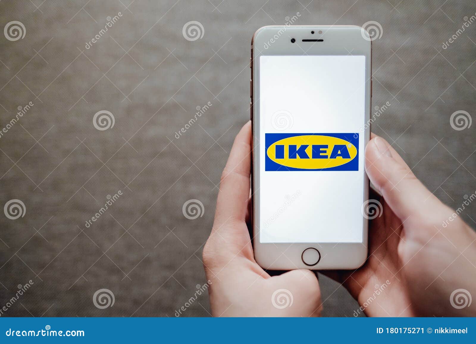 IKEA Logo On A IKEA Market. Ikea Building Entrance Logo In Shopping ...