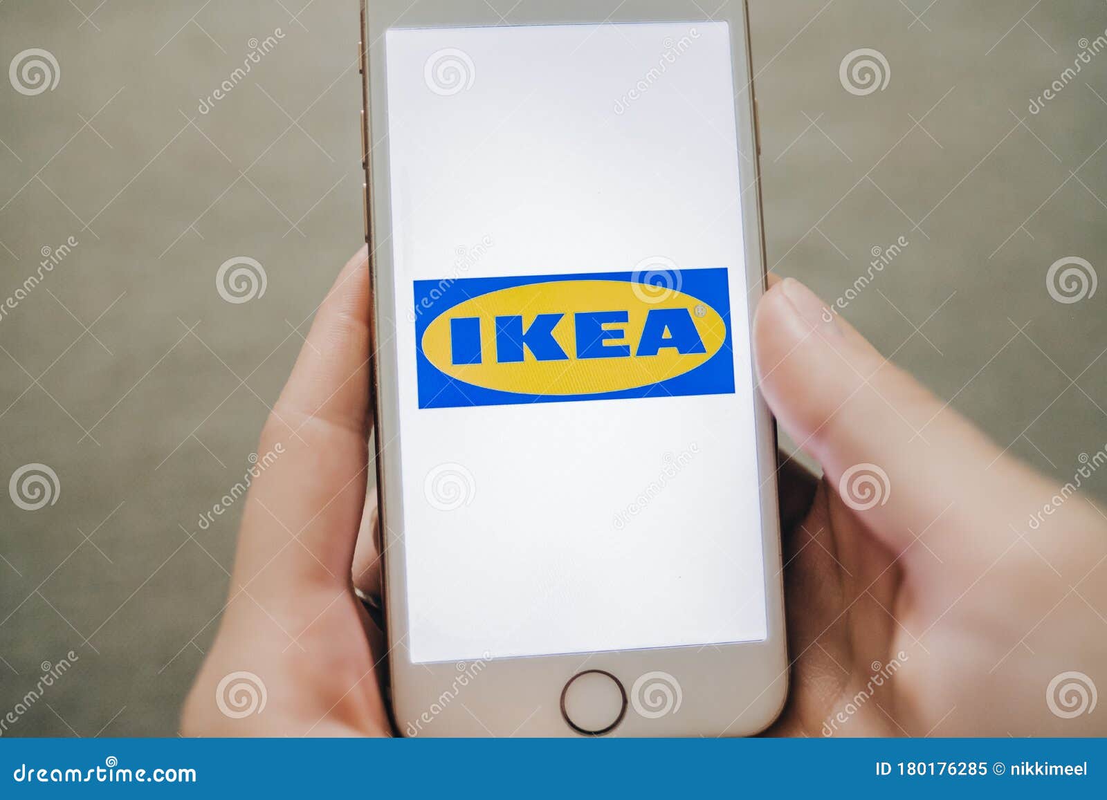 IKEA Logo On A IKEA Market. Ikea Building Entrance Logo In Shopping ...