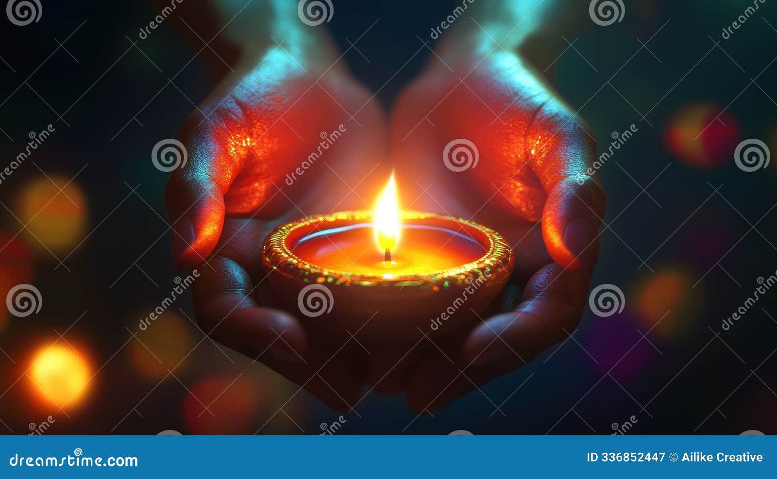 Hands Holding a Lit Candle, Hope, Peace, and Remembrance Stock ...