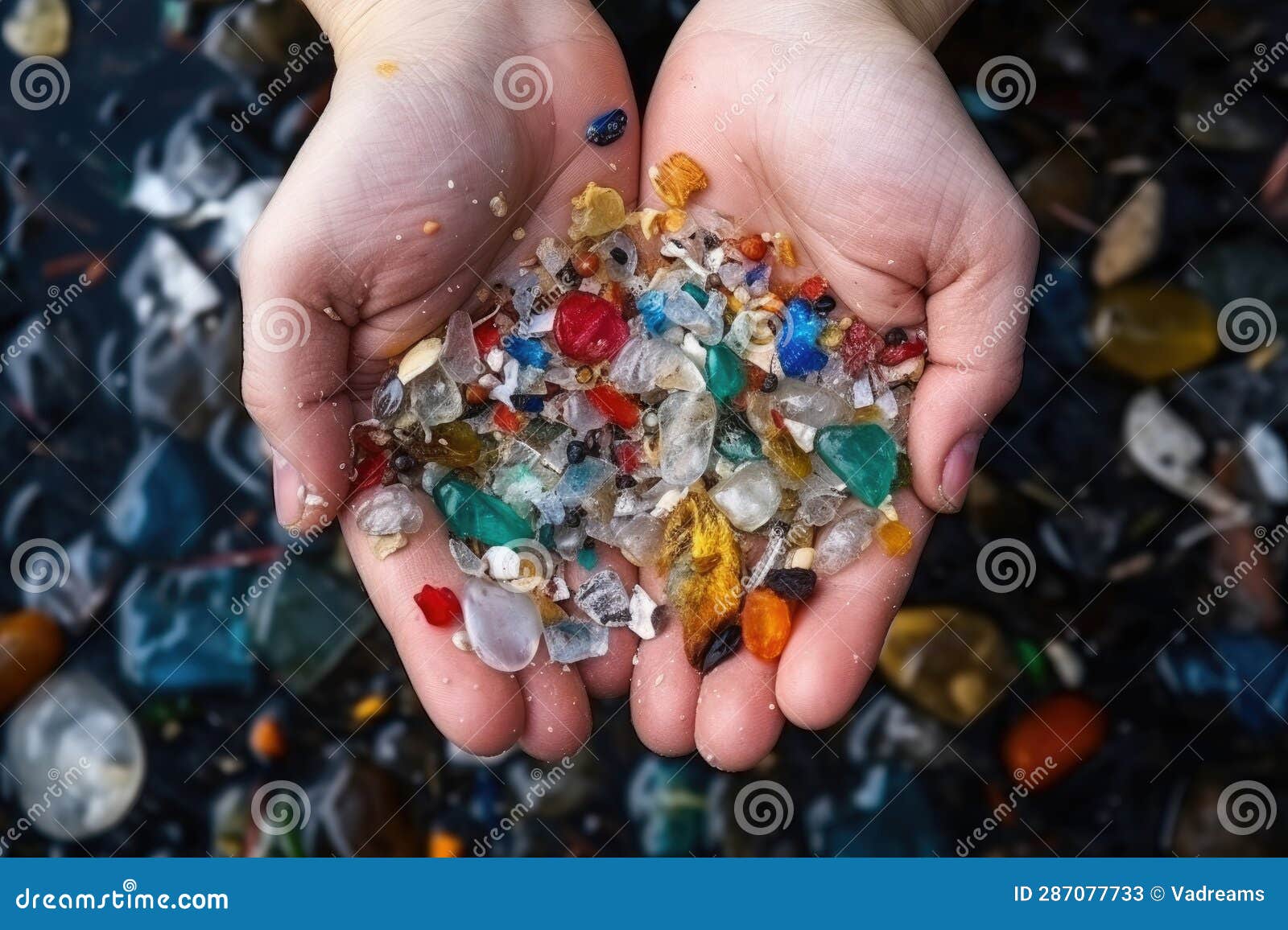 Microplastics In Water Sample Under Microscope Lens Royalty-Free Stock ...