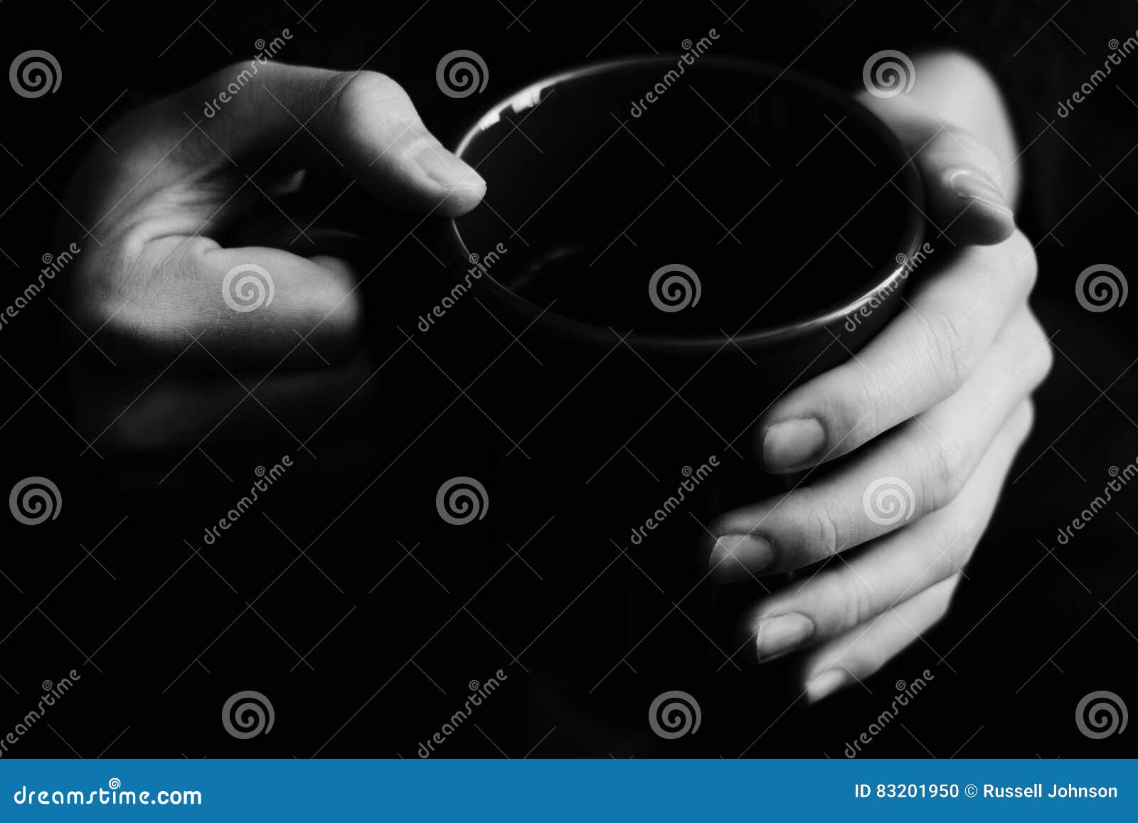 Hands Holding Mug stock photo. Image of cool, fade, close - 83201950