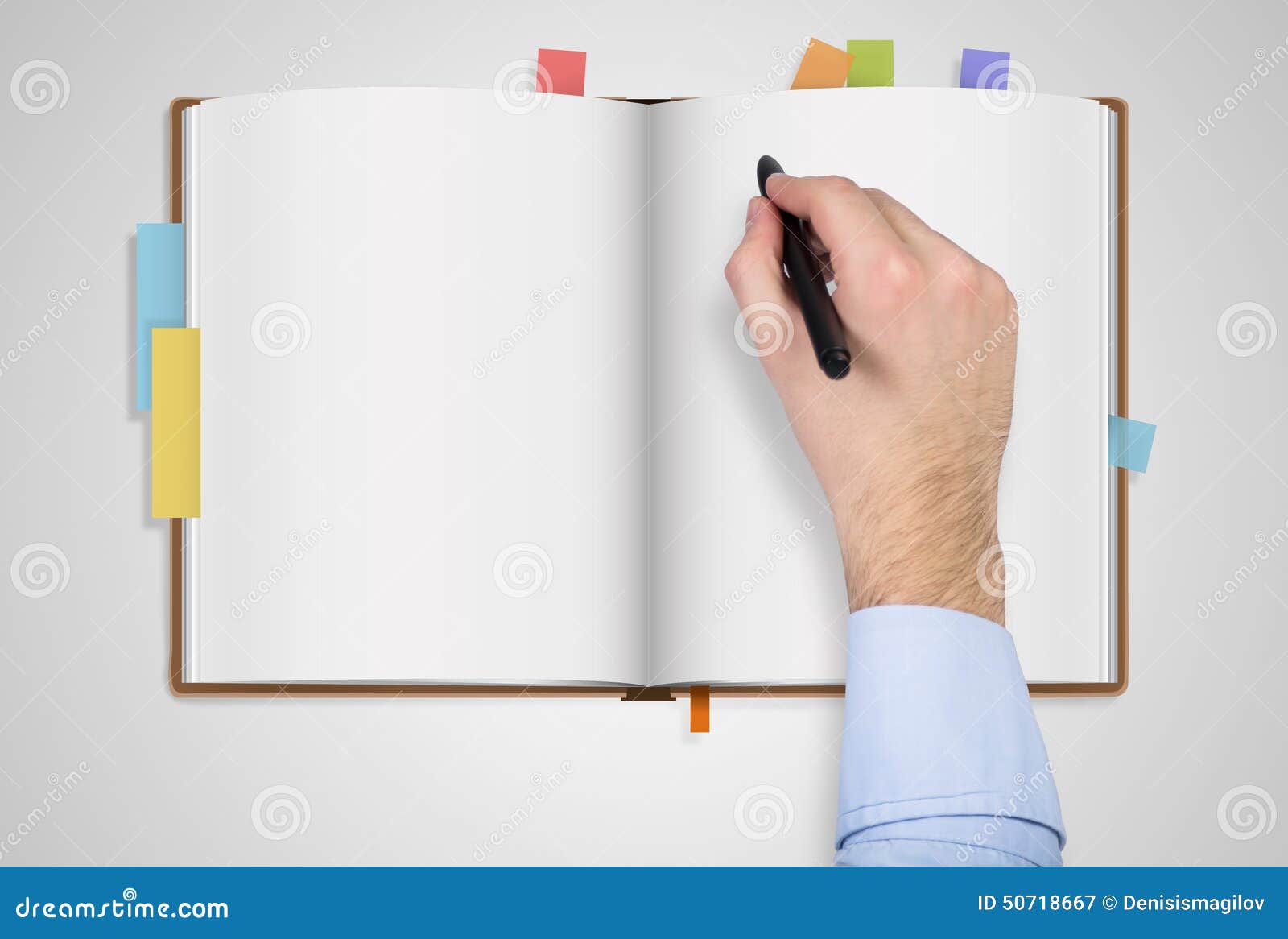 Hands holding notebook stock image. Image of drawing - 50718667