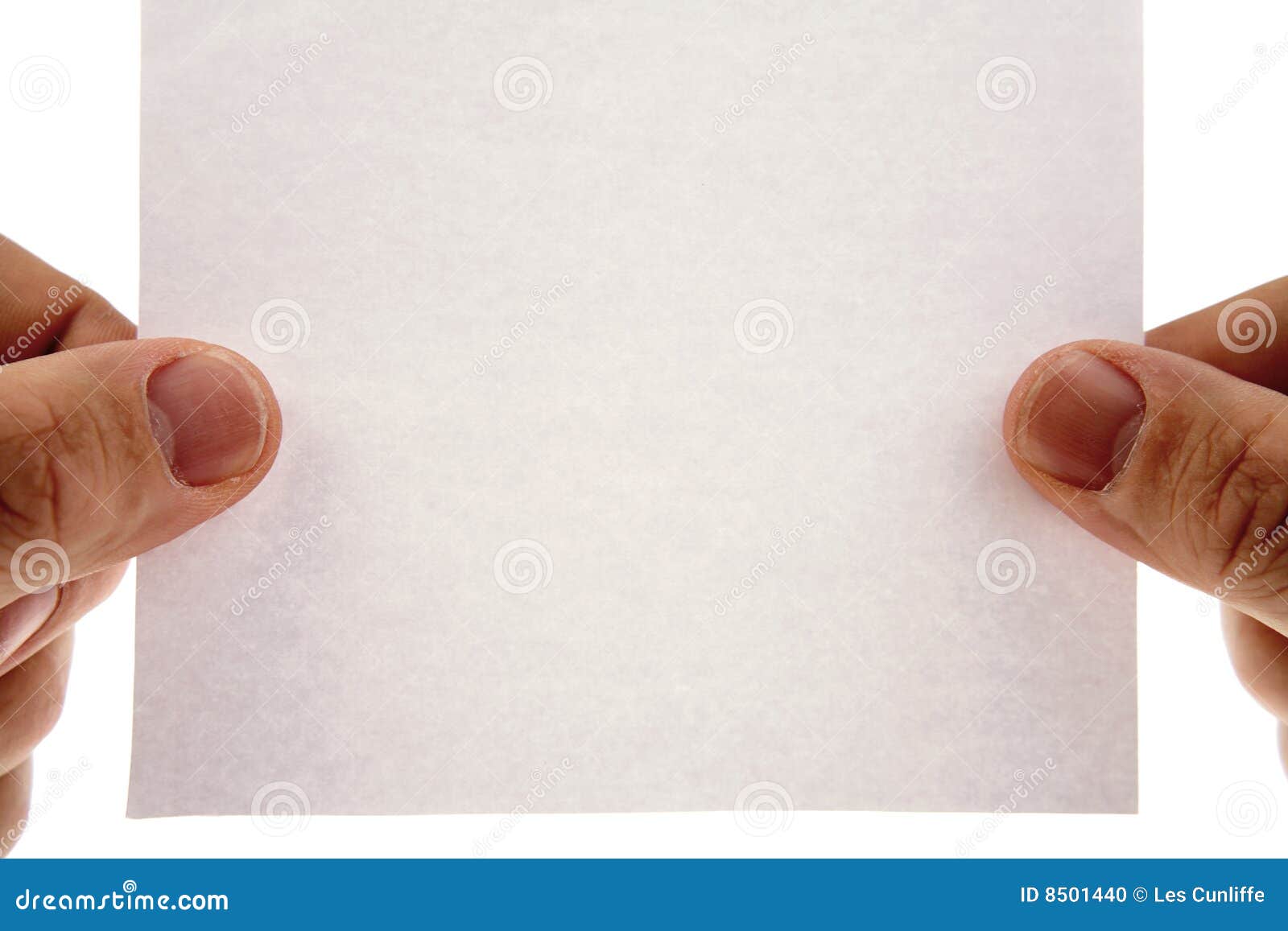Hands holding paper stock photo. Image of paper, message - 8501440