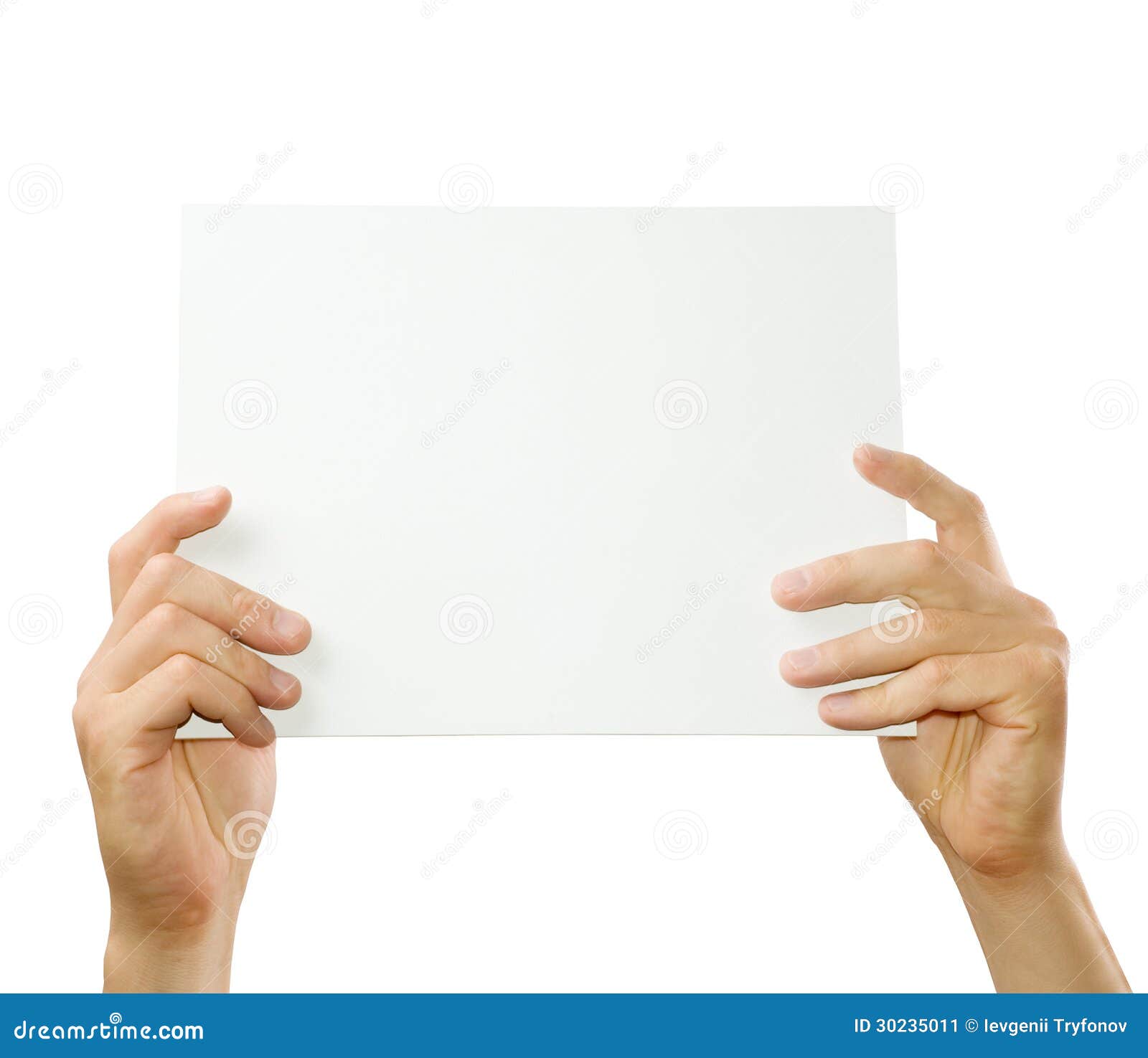 Hands holding paper stock image. Image of communication - 30235011