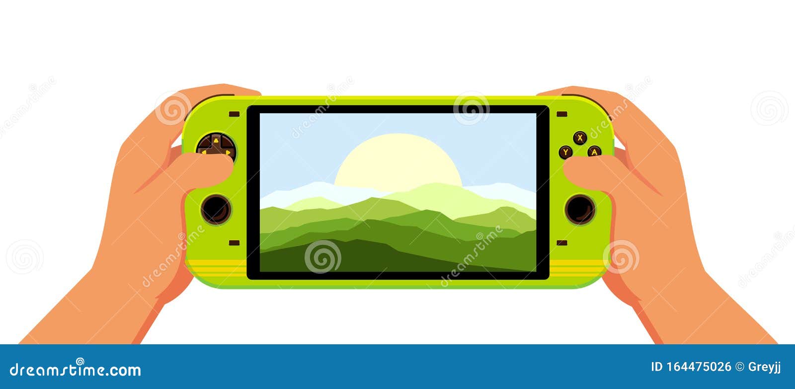 Portable Handheld Radio Cartoon Vector Illustration | CartoonDealer.com ...