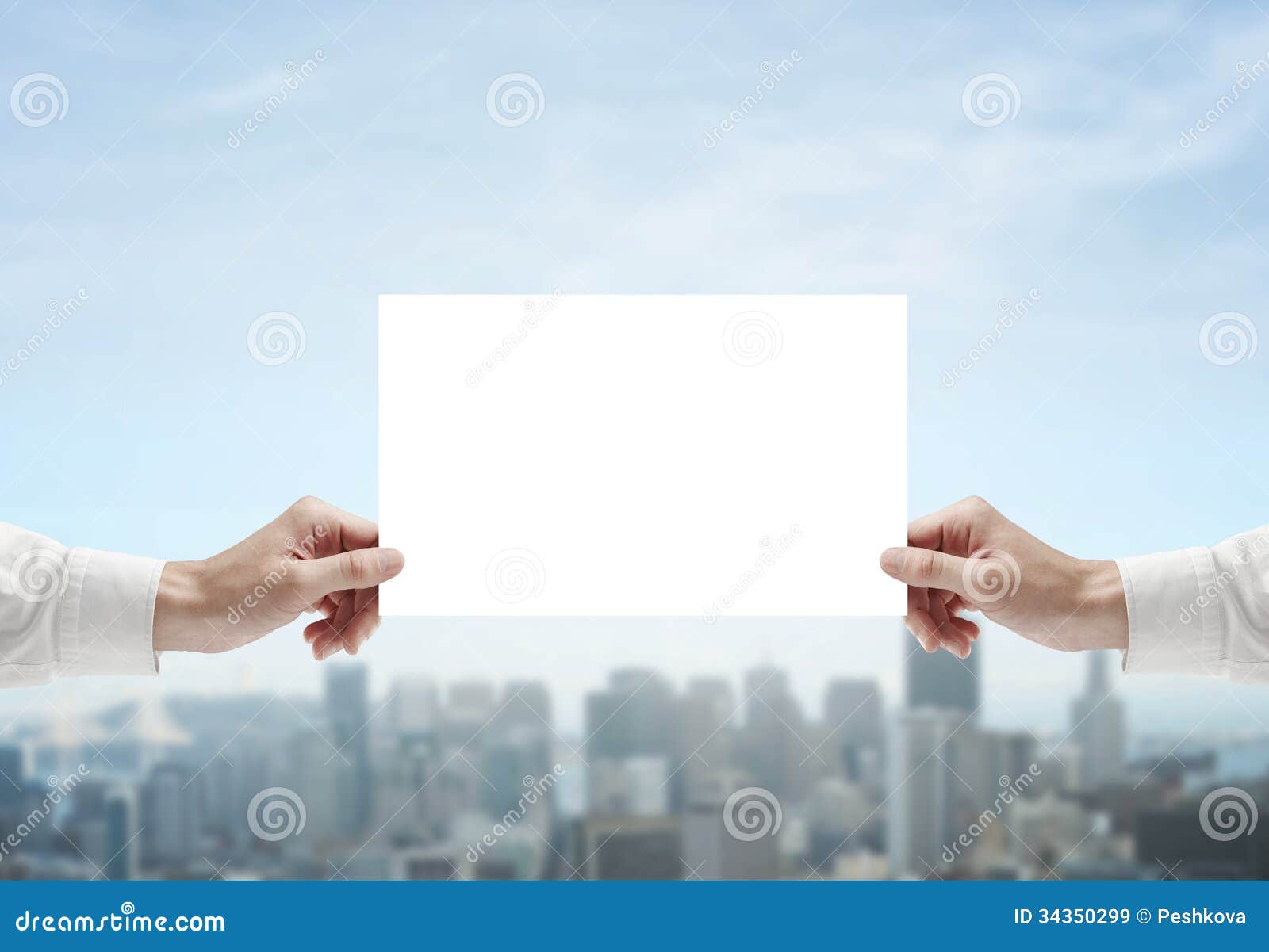 Hands holding poster stock image. Image of highway, cityscape - 34350299