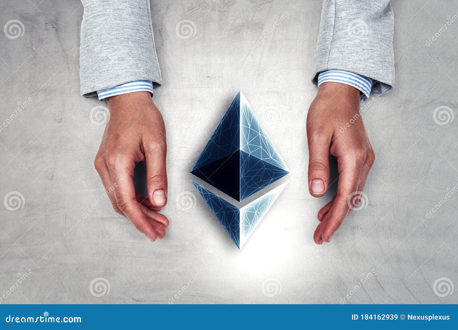 Hands Holding Pyramid . Mixed Media Stock Image - Image of black ...