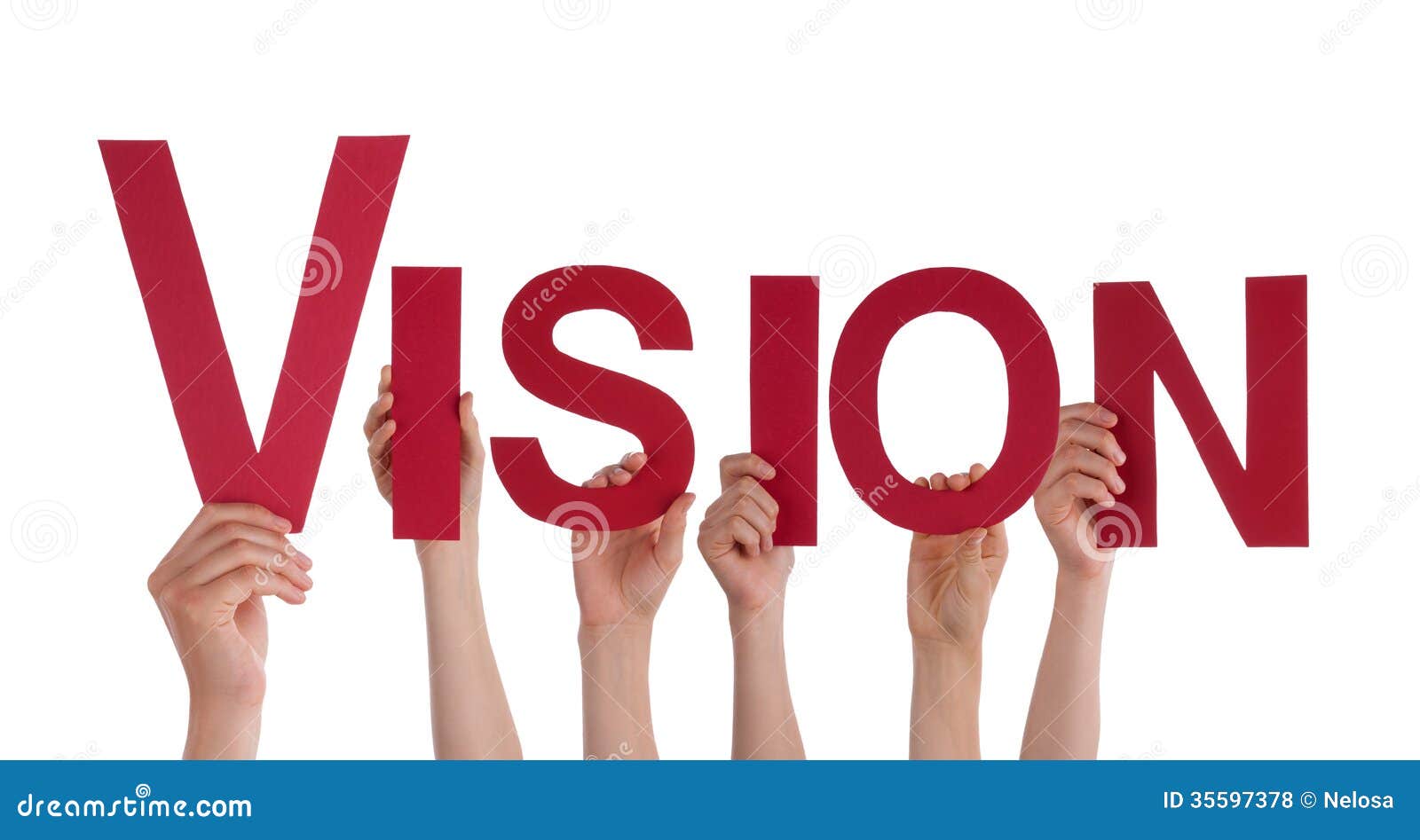 Hands Holding Red Vision stock photo. Image of potency - 35597378