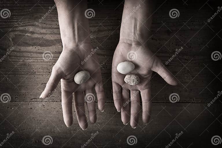 Hands holding rocks stock image. Image of hand, stones - 12981359