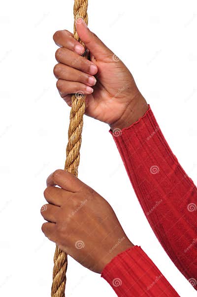 Hands Holding Rope stock photo. Image of strength, force - 4759548