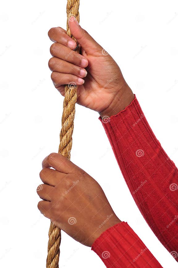 Hands Holding Rope stock photo. Image of strength, force - 4759548