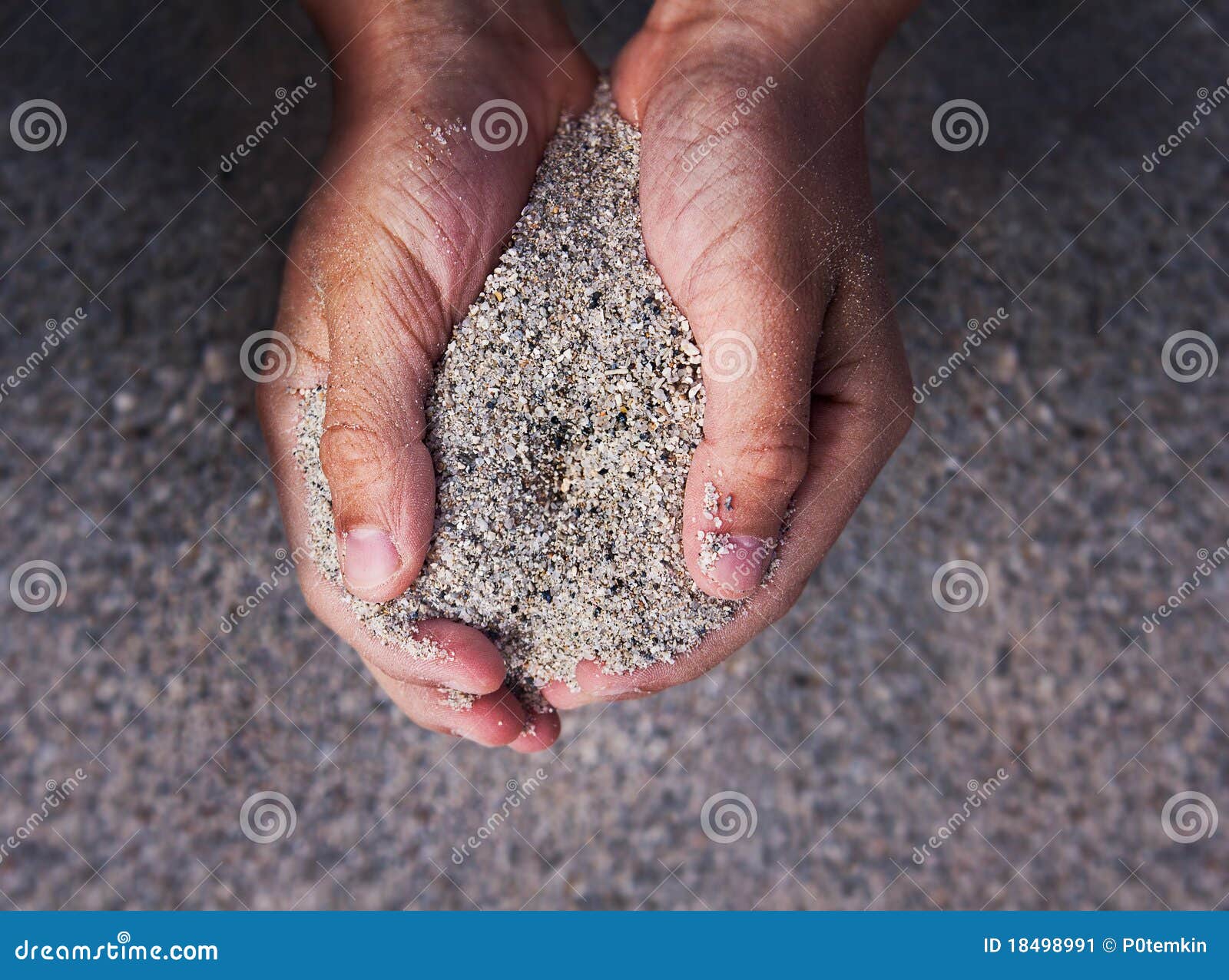 Hands holding sand stock image. Image of flow, wrinkles - 18498991