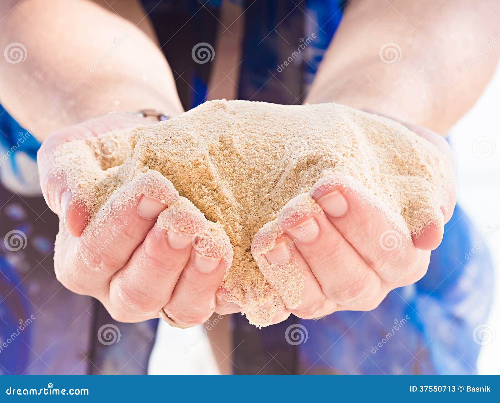 Hands holding sand stock image. Image of outdoors, loss - 37550713