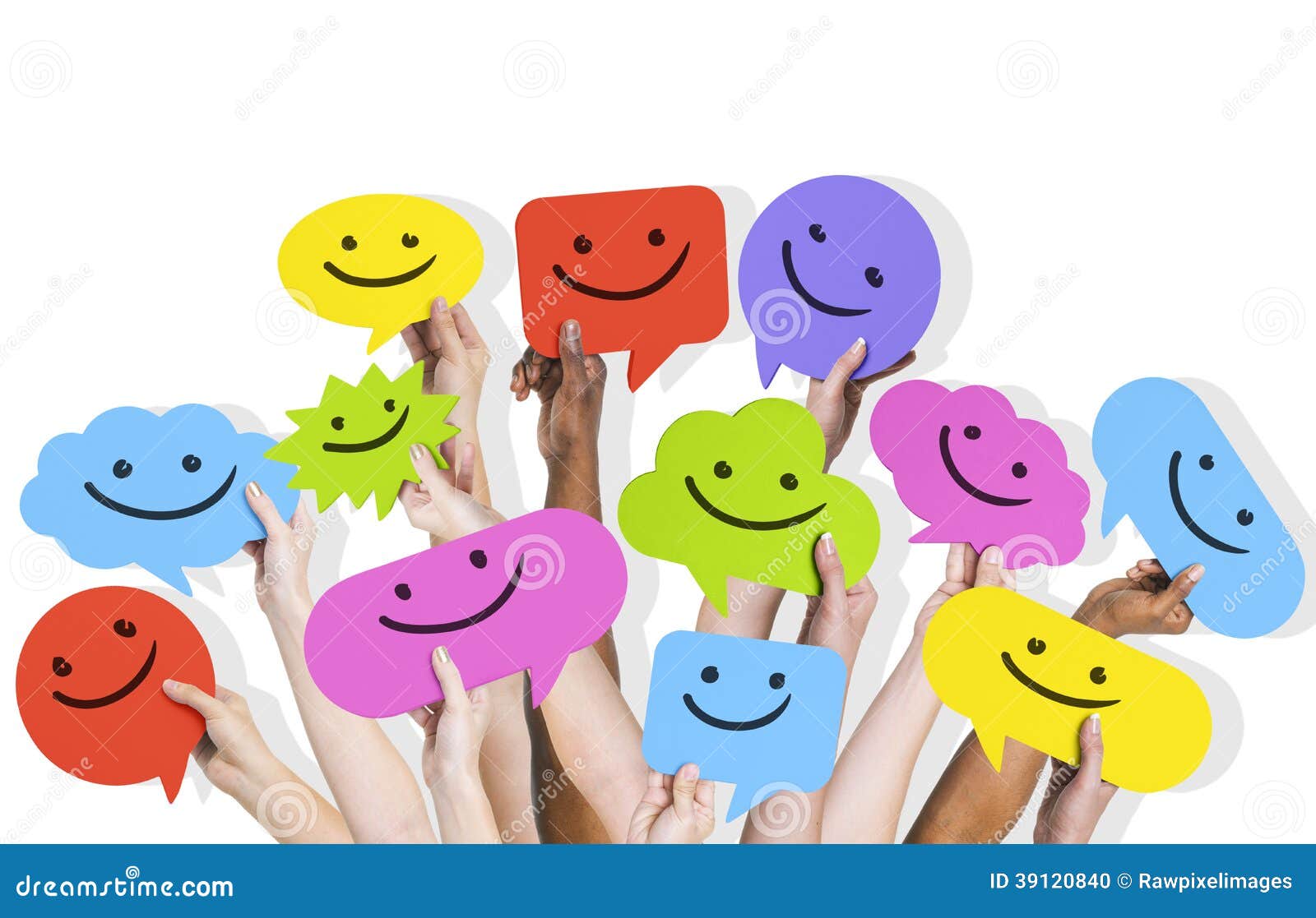 Man Holding His Smiley Head In Hands Stock Image | CartoonDealer.com ...