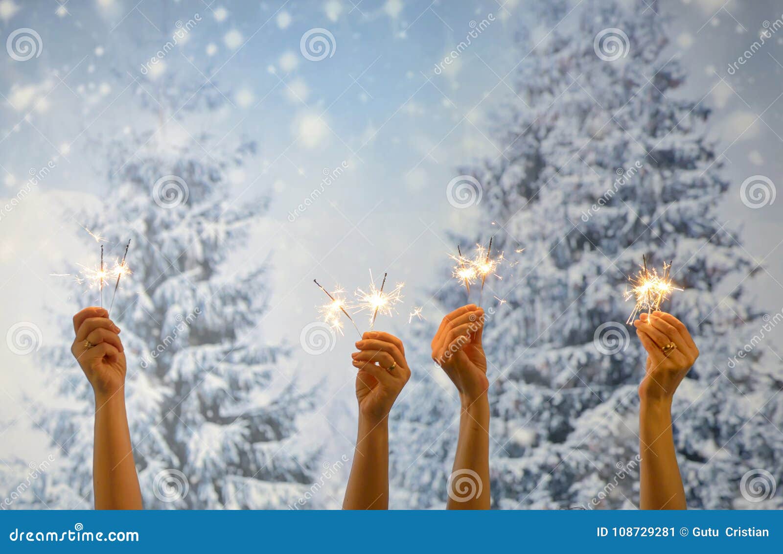 Hands holding sparkler stock image. Image of hands, defocused - 108729281