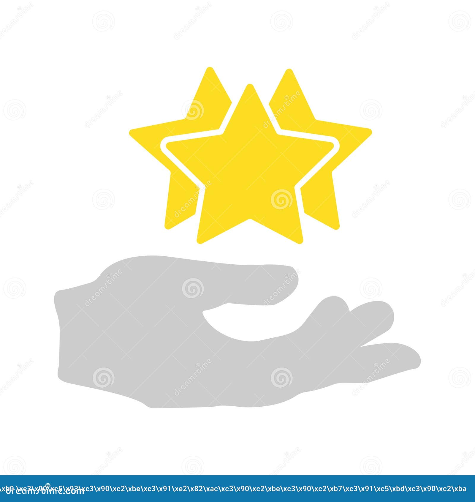 Hands Holding Stars, Vector Illustration Stock Illustration ...