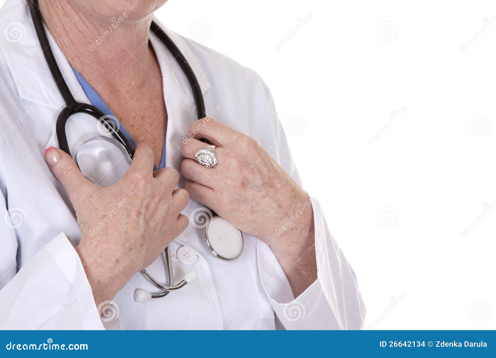 Hands holding stethoscope stock photo. Image of instrument - 26642134