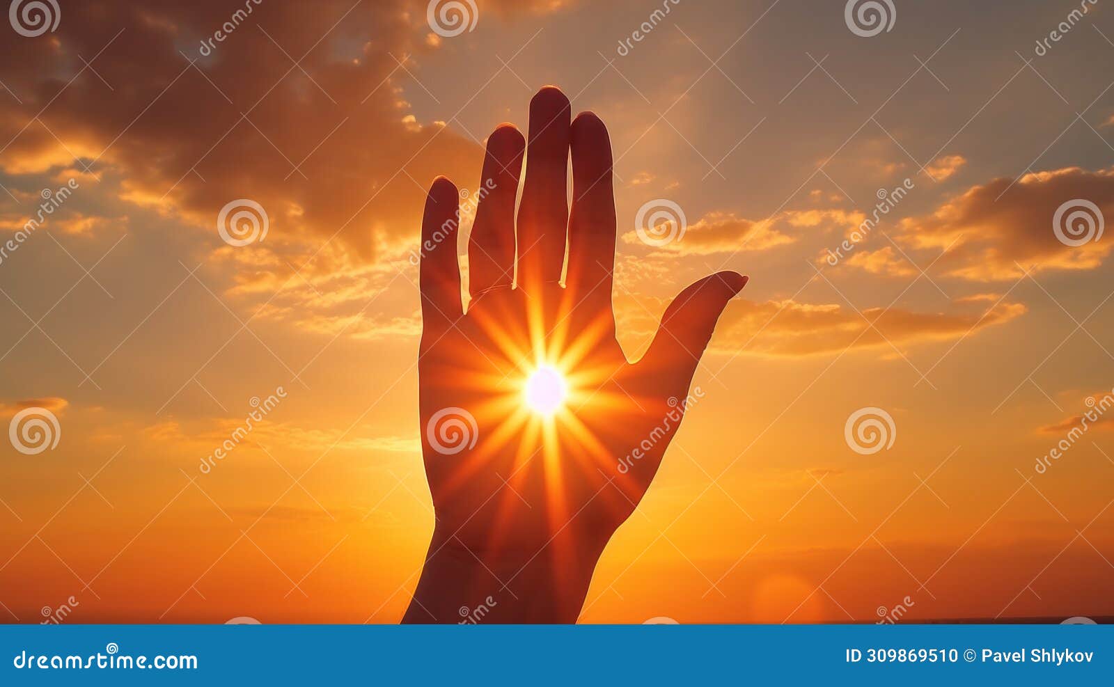 Hands Holding the Sun at Dawn. Stock Photo - Image of sunset, woman ...