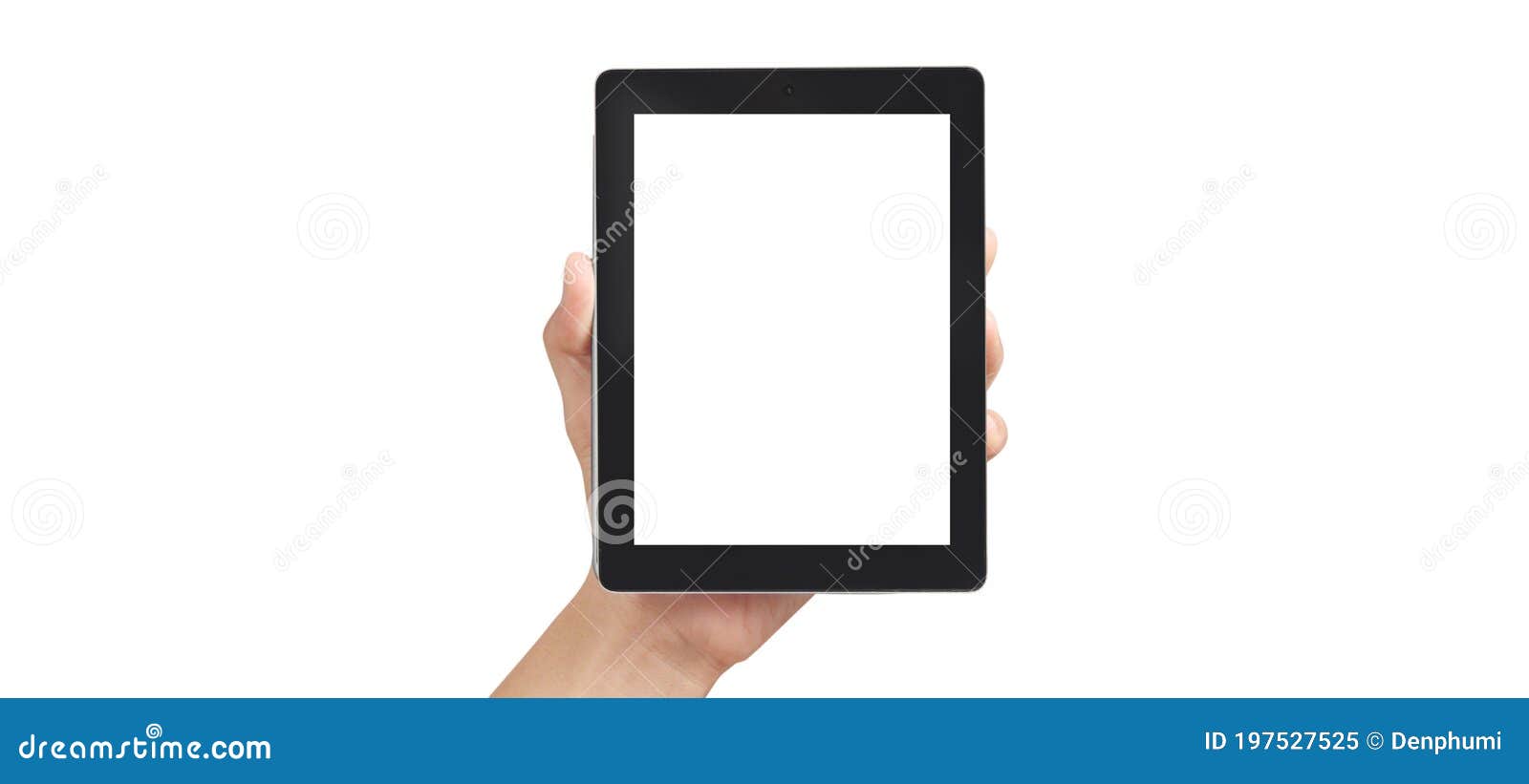 Hands Holding Tablet Touch Screen Stock Image - Image of person ...