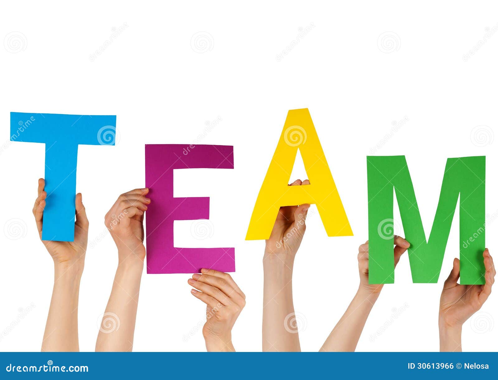 Hands holding TEAM stock photo. Image of copy, hand, group - 30613966