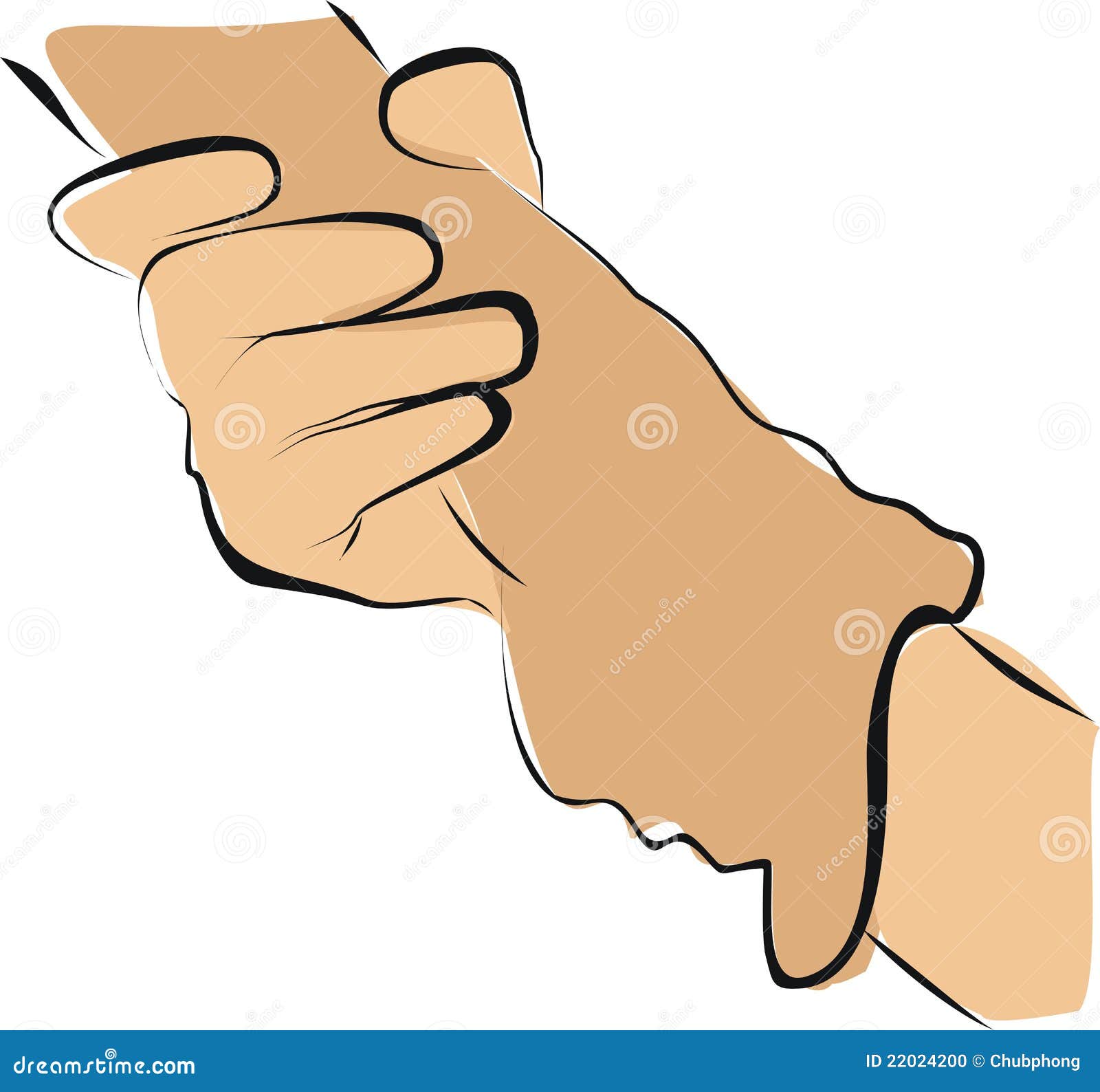 Hands Holding To Heart Shape Stock Illustration - Illustration of ...