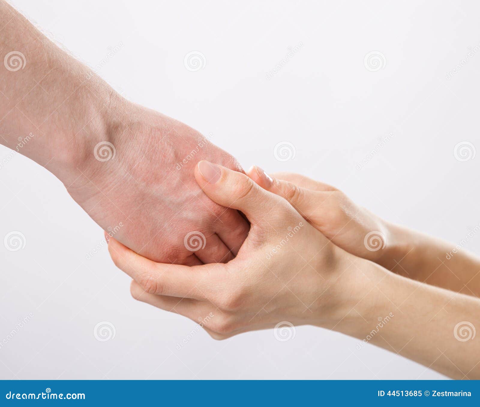 Hands holding together stock image. Image of finger, closeup - 44513685