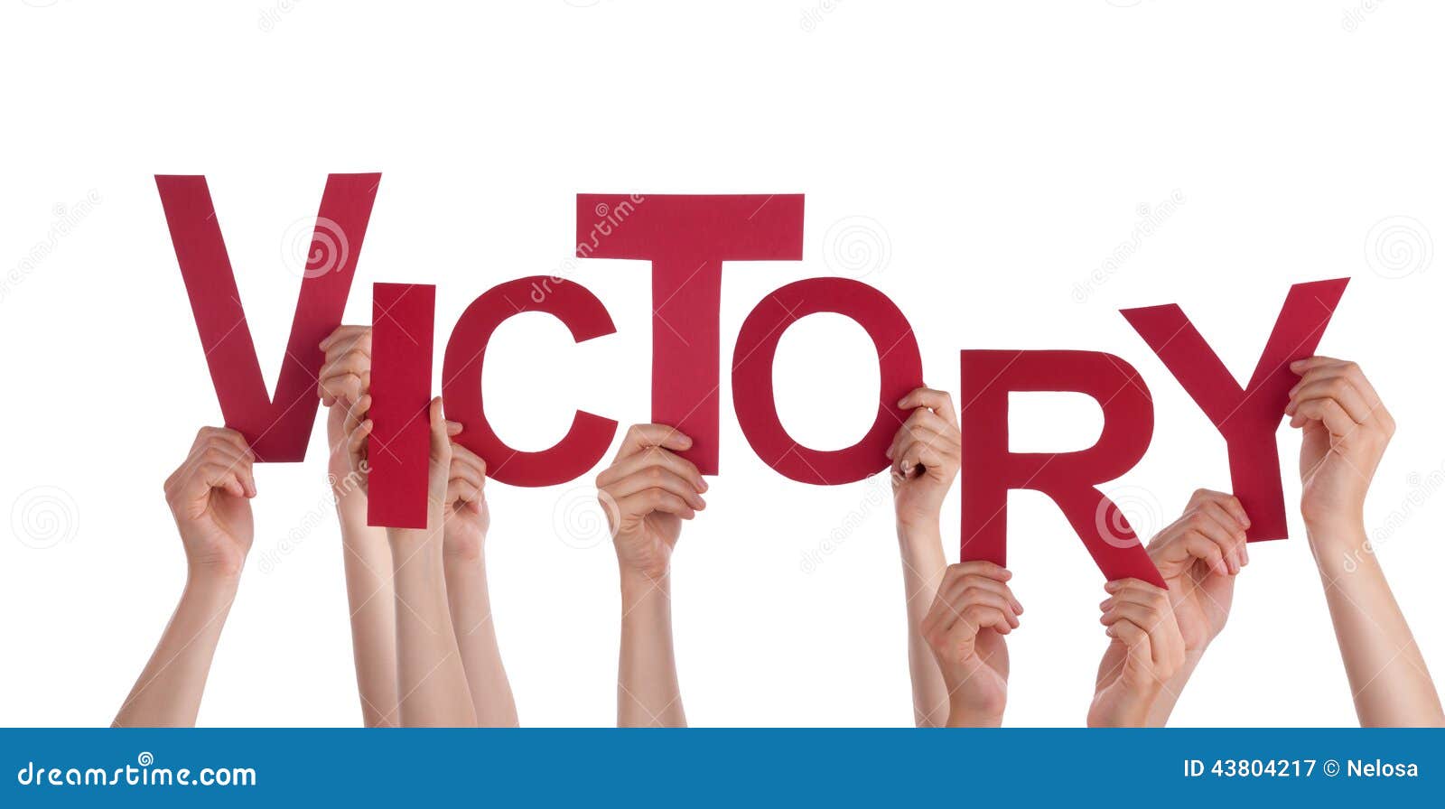 Hands Holding Victory stock image. Image of sports, chip - 43804217
