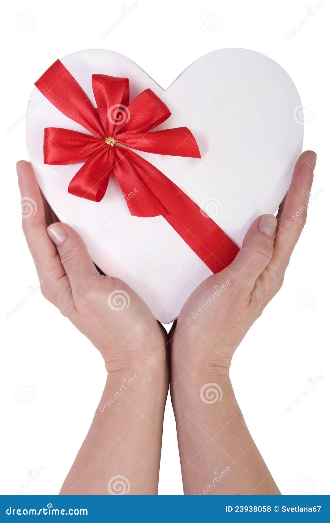 Hands holding white box stock photo. Image of concept - 23938058