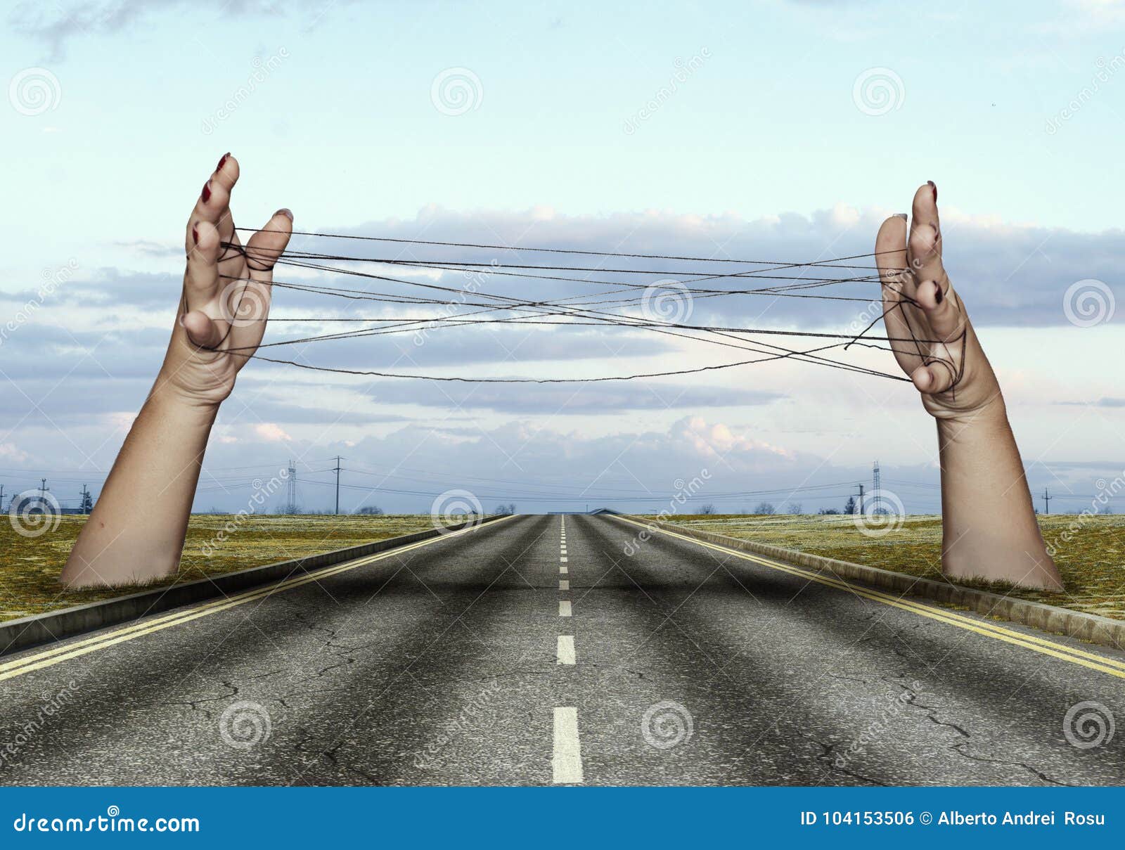 Hands holding wires stock photo. Image of hold, human - 104153506