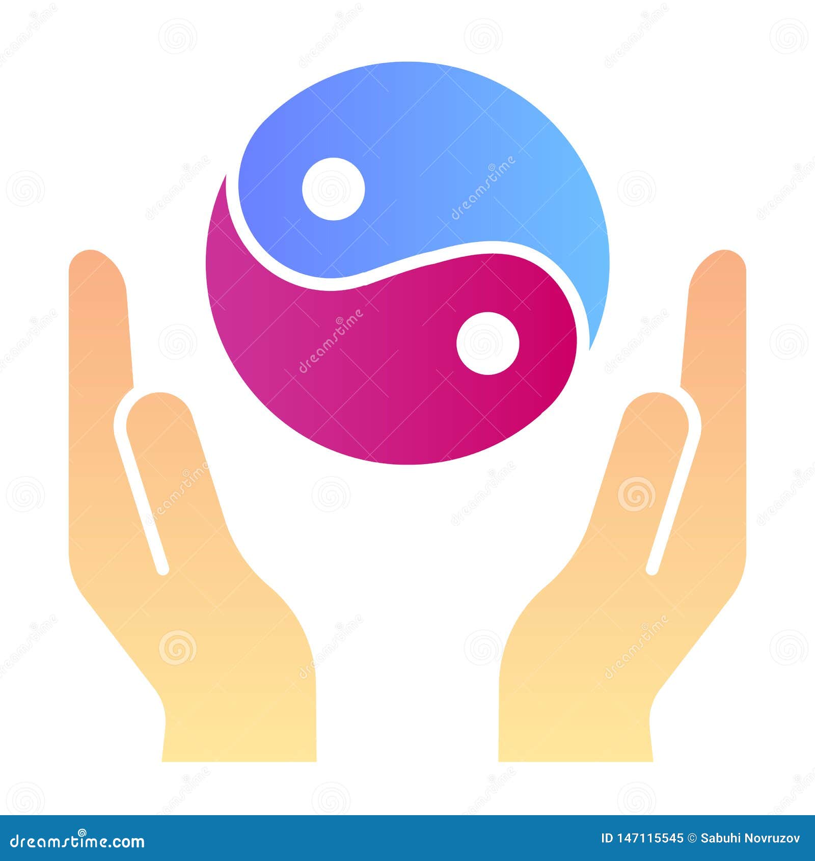 Hands Holding Yin Yang Flat Icon. Yin Yang Symbol Color Icons in Trendy ... Hands Holding Yin Yang Flat Icon. Yin Yang Symbol Color Icons in Trendy ...
