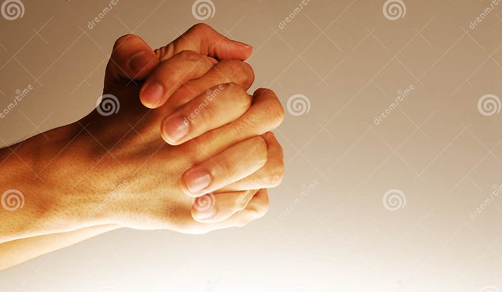 Hands in hope stock image. Image of persistent, anxious - 916835