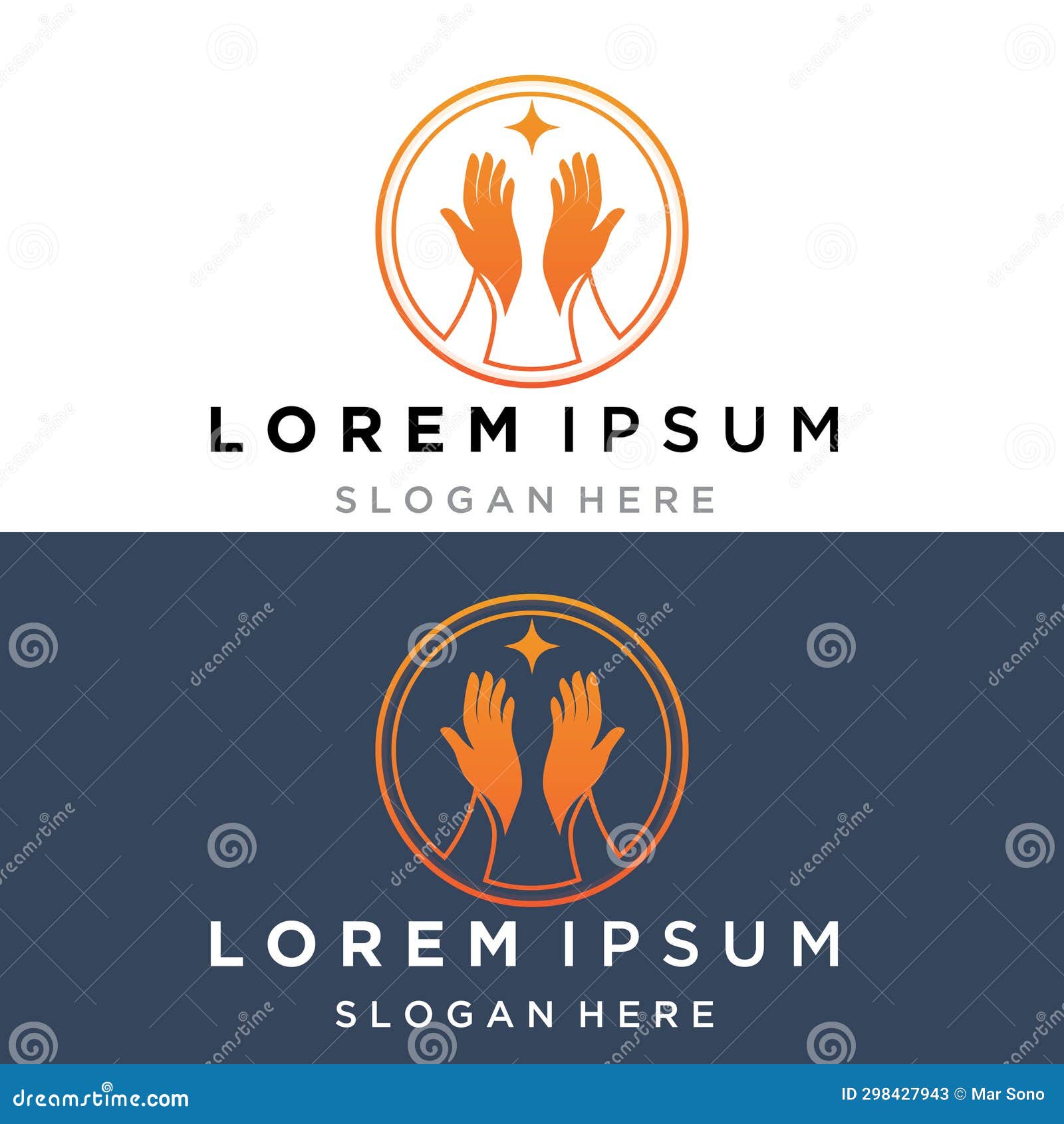 Hands Hope for Miracle Logo Stock Vector - Illustration of christian ...