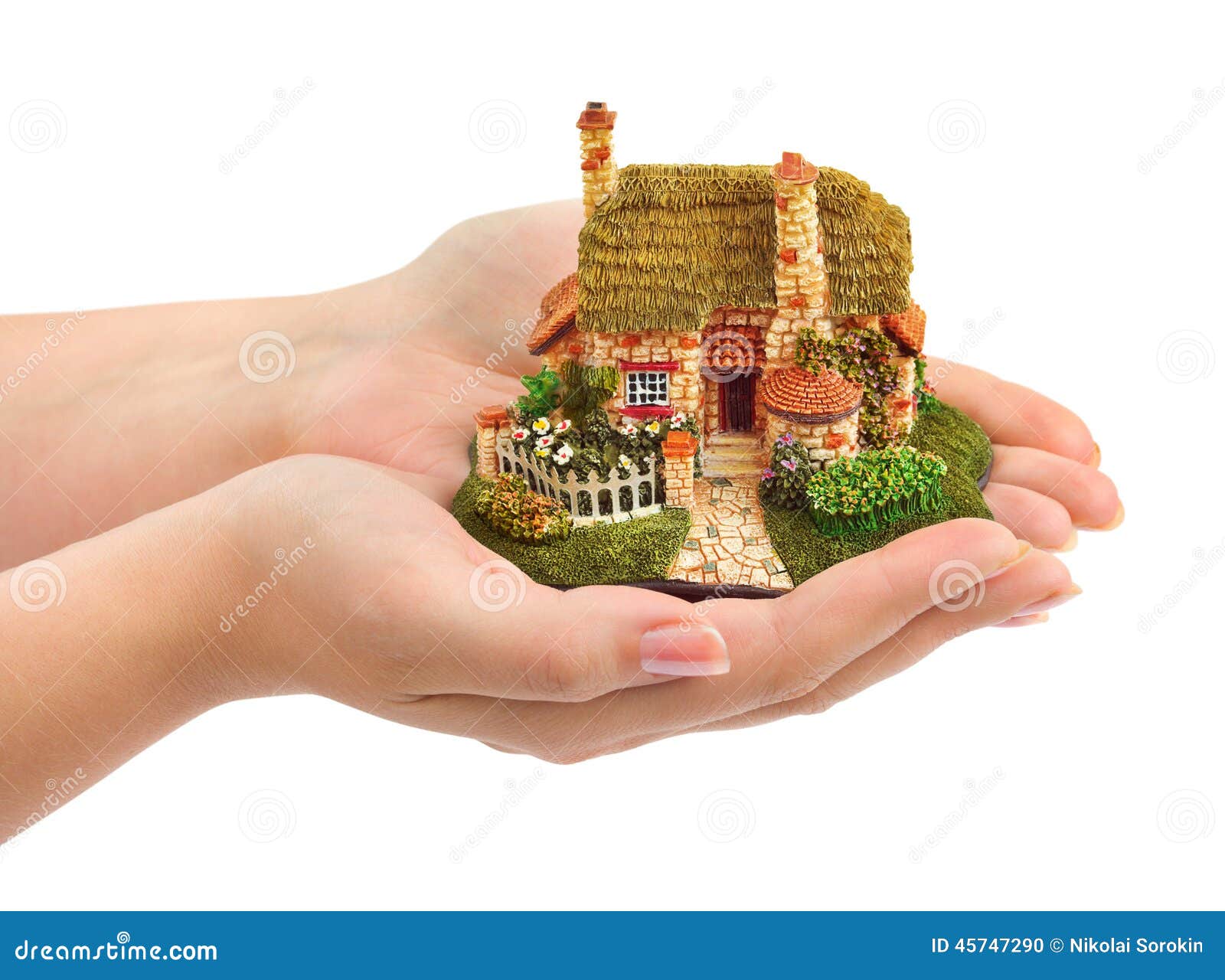 Hands and house stock photo. Image of interior, architecture - 45747290